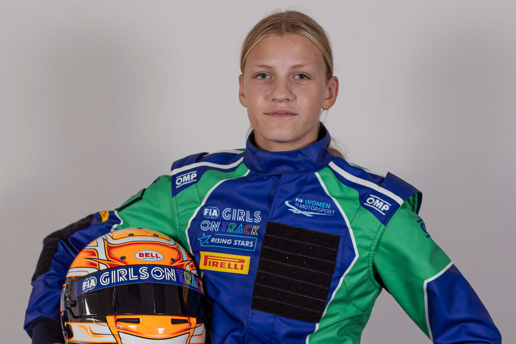 Mathilda Paatz gehört zu den besten Nachwuchs-Rennfahrerinnen der Welt ...